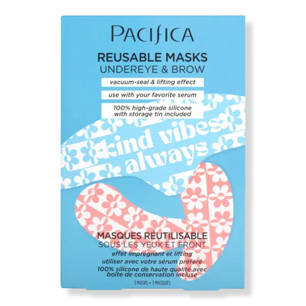PACIFICA Reusable Under Eye + Brow Mask Set - One-color