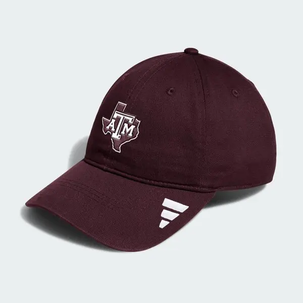 Adidas Texas A&m Slouch Adjustable Cap - Team Maroon / Multi