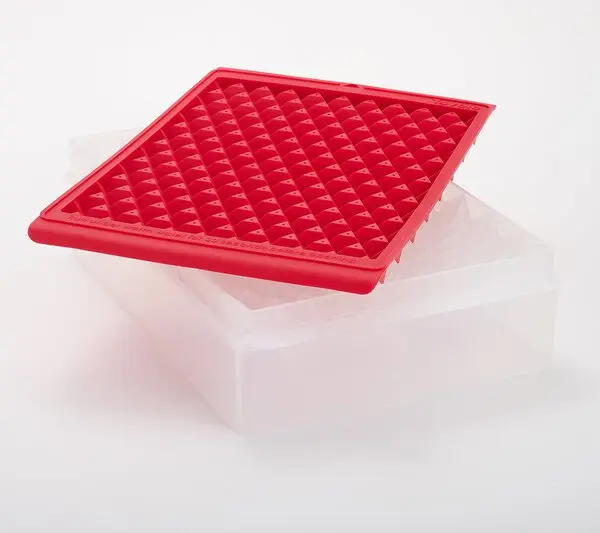 TOVOLO Mini Silicone Ice Cube Trays W/ Storage Bin & Cups