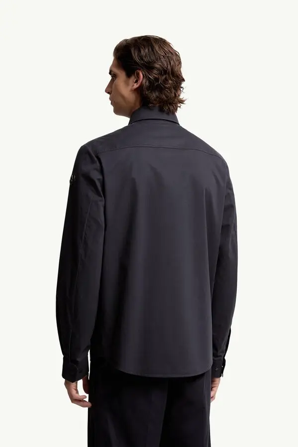 Moncler Cotton Gabardine Long Sleeve Shirt