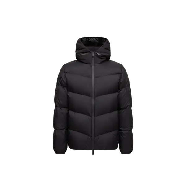 Moncler Forez Hooded Down Jacket - Black