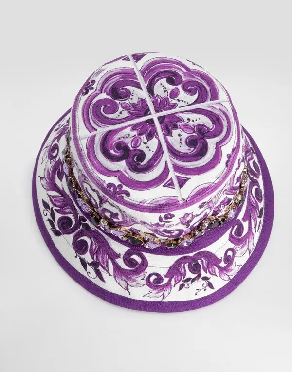 Dolce & Gabbana Majolica-print Bucket Hat - Multicolor
