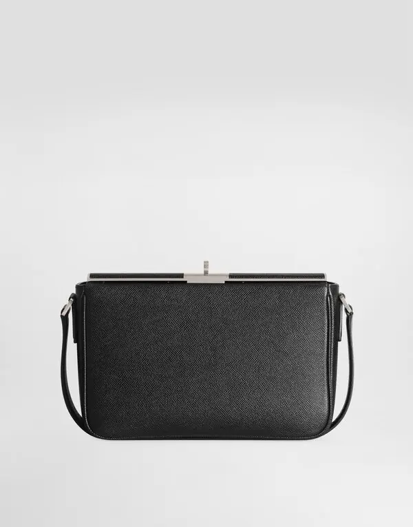 Dolce & Gabbana Marlene Alpine Calfskin Crossbody Bag - Black