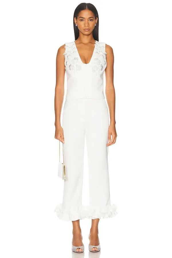 Ila Terry Applique Detailed Vest