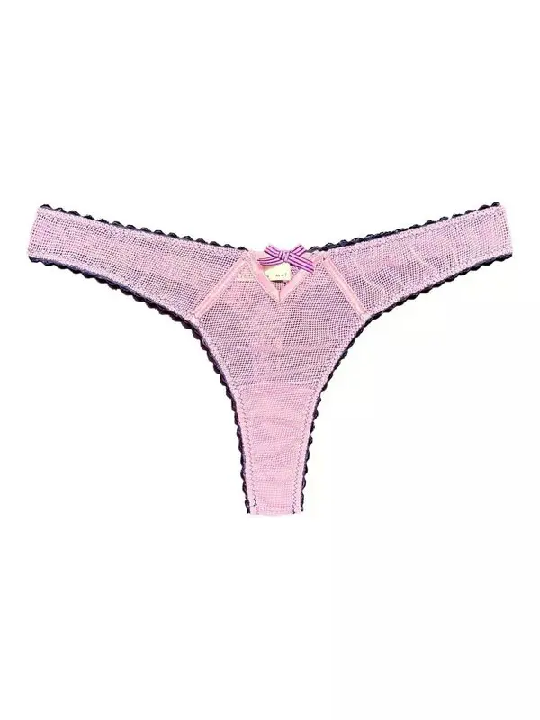 Fleur Du Mal Sabrina Thong - Pink