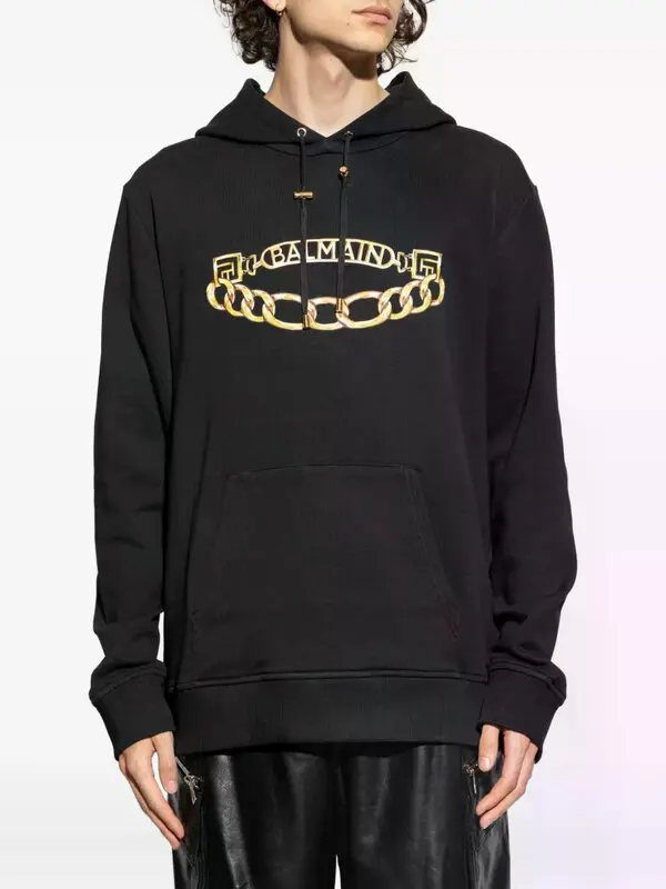 Balmain Logo-print Hoodie
