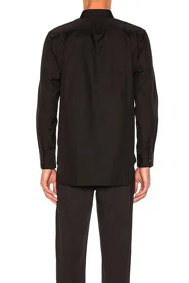 Play Comme Des Garcon Small Emblem Cotton Button Down