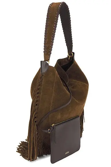 Isabel Marant Étoile Oskan Hobo Soft Bag - Bronze