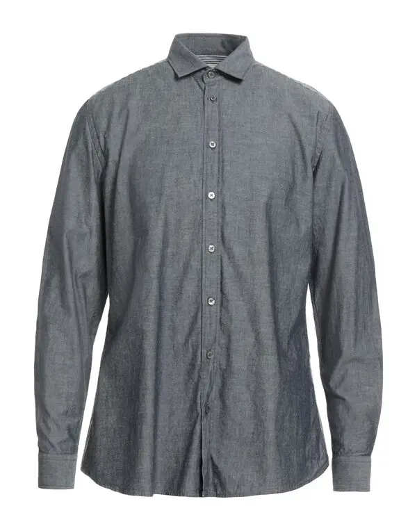 MESSAGERIE Patrizio Piscaglia Shirt Size Cotton - Grey