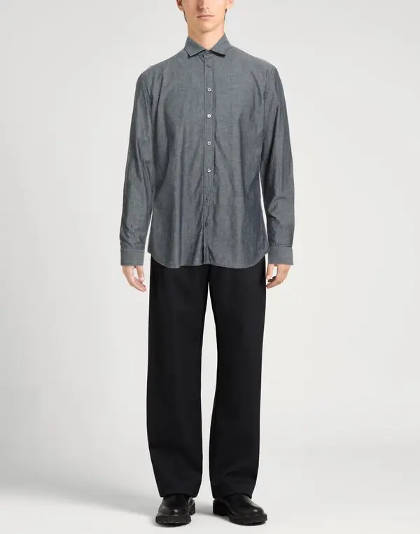 MESSAGERIE Patrizio Piscaglia Shirt Size Cotton - Lead