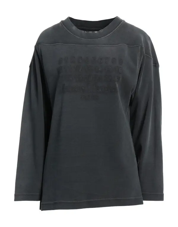 MAISON MARGIELA Sweatshirt In Charcoal Cotton
