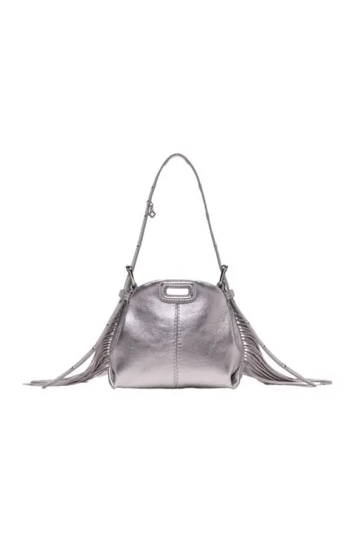 Maje Miss M Micro Bag - Silver