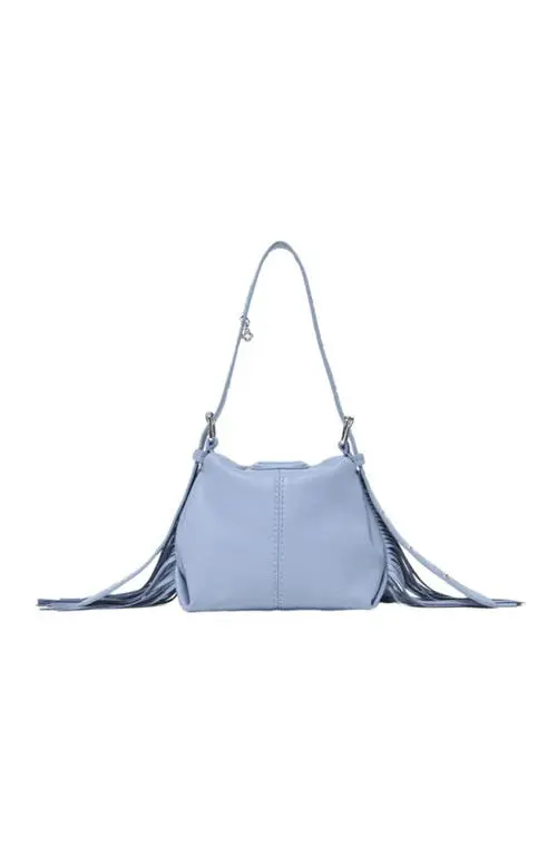 Maje Miss M Micro Leather Bag - Blue Sky