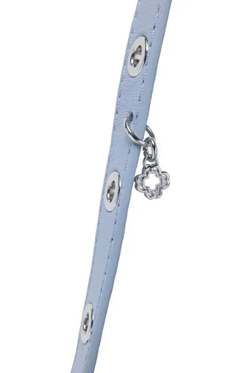 Maje Miss M Micro Leather Bag - Blue Sky