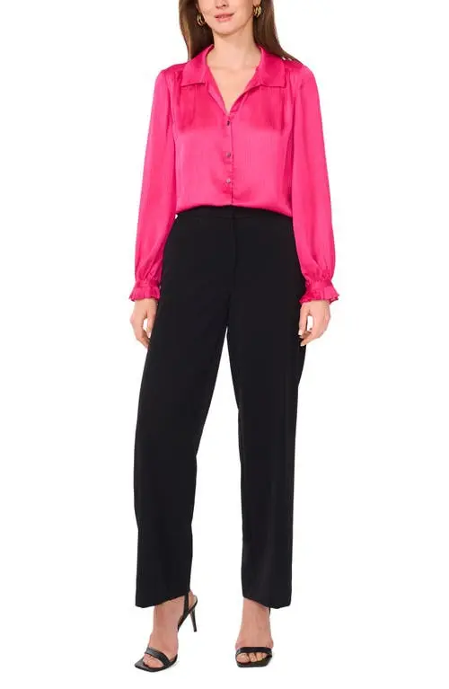 Vince Camuto Plissé Button-up Shirt