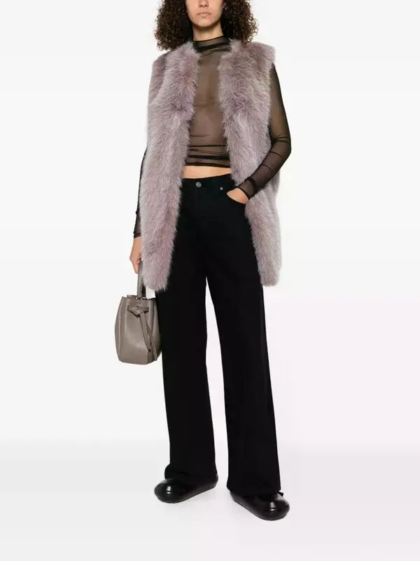 Herno Faux-fur Sleeveless Vest
