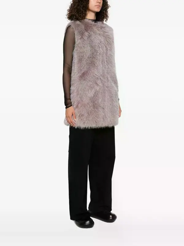 Herno Faux-fur Sleeveless Vest