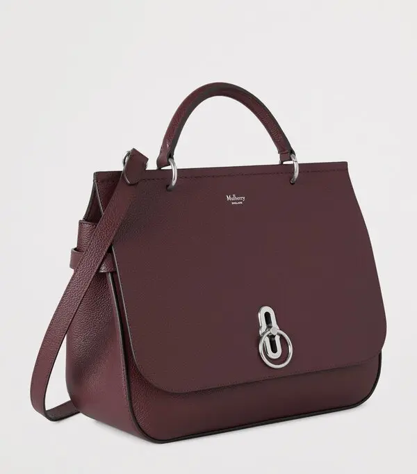 Mulberry Leather Amberley Satchel - Red
