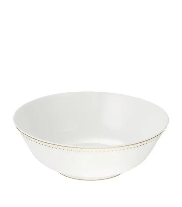 Christofle Porcelain Malmaison Impériale Salad Bowl - White
