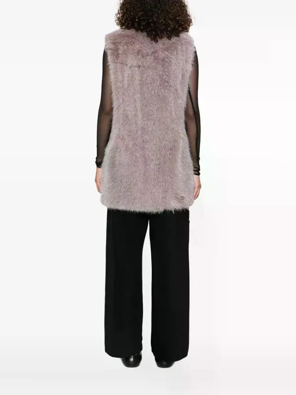 Herno Sleeveless Faux-fur Vest