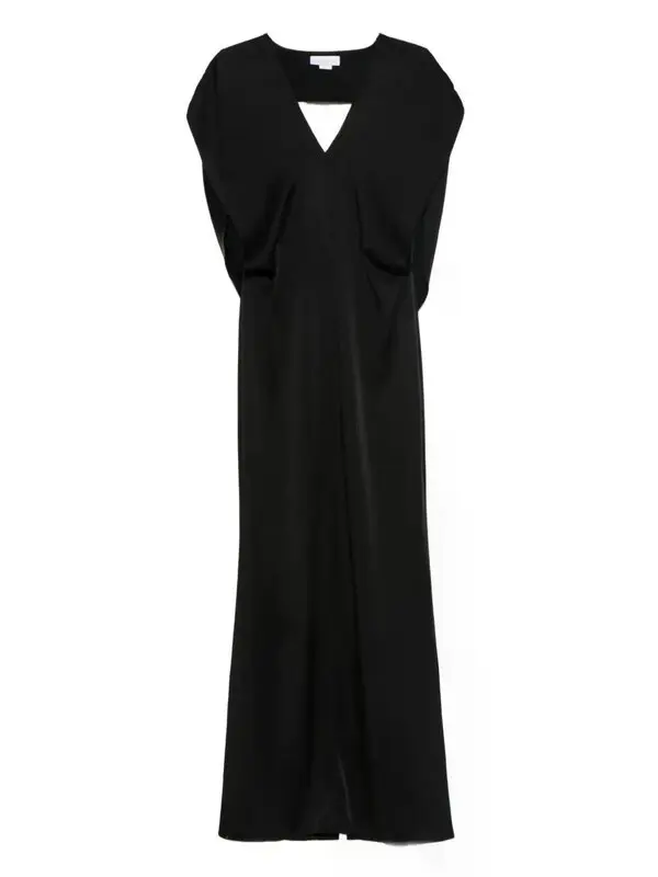 Stella McCartney V-neck Cut-out Dress - Black