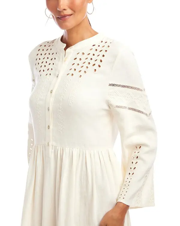 Karen Kane Tiered Flare Sleeve Dress