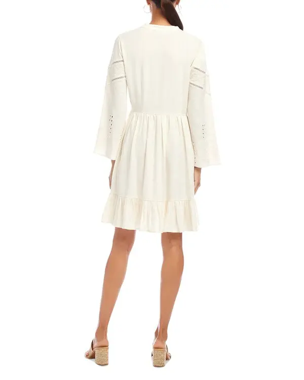 Karen Kane Tiered Flare Sleeve Dress