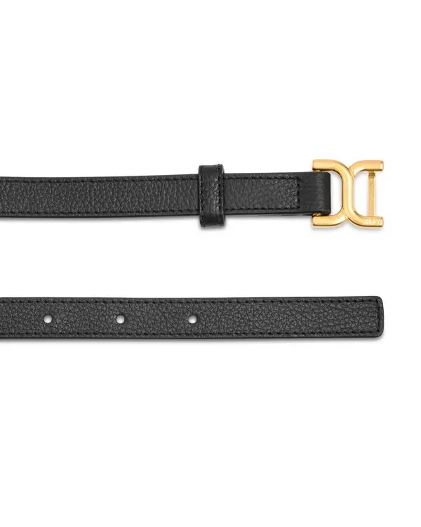 Chloé Marcie Leather Belt - Black