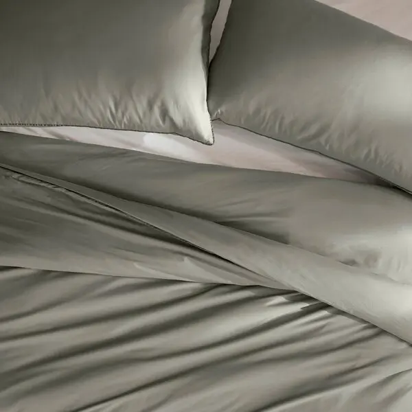 BOLL & BRANCH Signature Comforter Set, King/cal King - Sageleaf