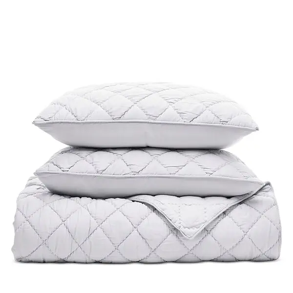 BOLL & BRANCH Signature Hand Stitched Cloud Comforter Set, Full/queen - Sky