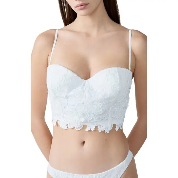 ETAM Promesse Embroidered Bustier