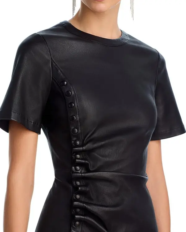 Rabanne Leather Mini Dress