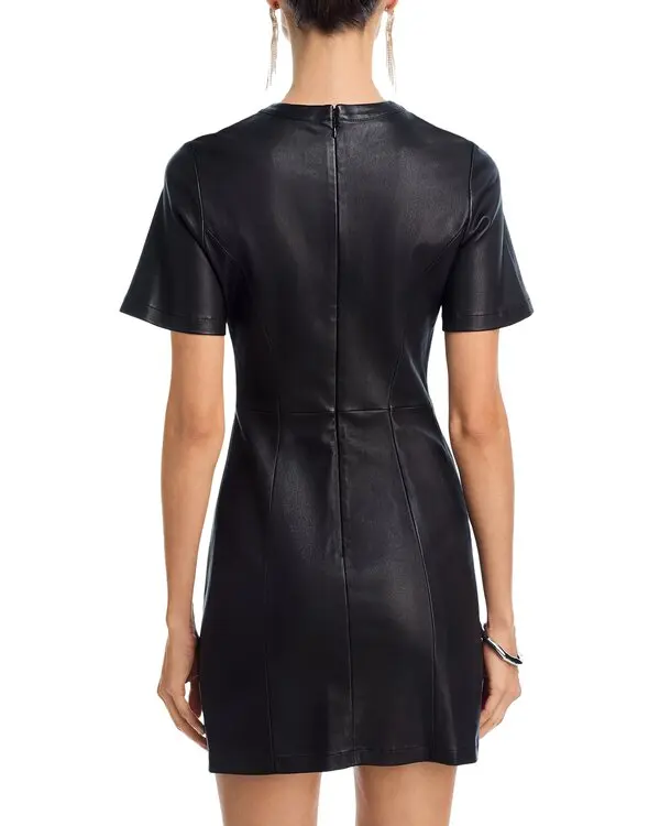 Rabanne Leather Mini Dress
