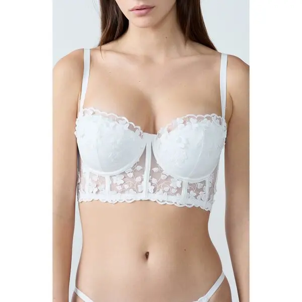 ETAM Amour Underwire Bustier - Ecru