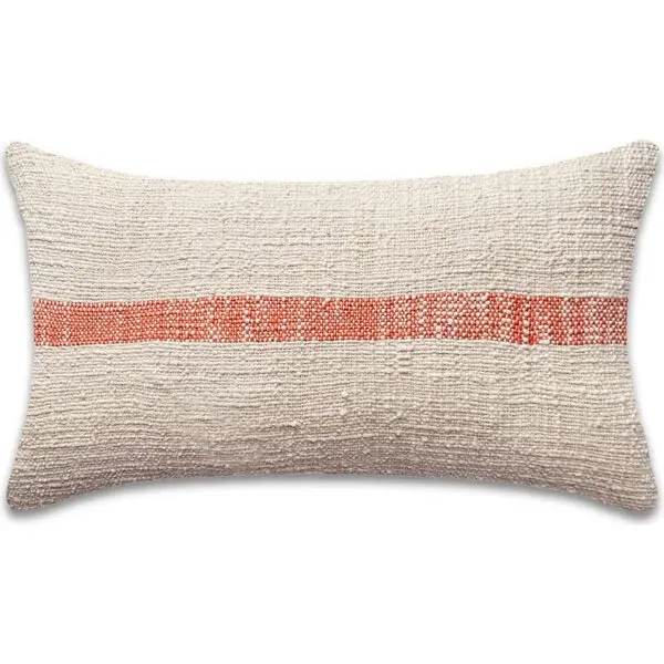 PILLOWPIA Linus Lumbar Pillow Cover - Persimmon
