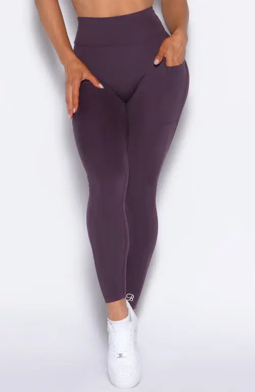 BOMBSHELL SPORTSWEAR Define Leggings - Plum Noir