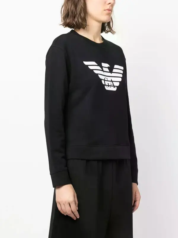 Emporio Armani Logo-print Cotton Sweatshirt