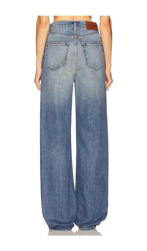 GRLFRND Elliot V Front Jeans - Blue