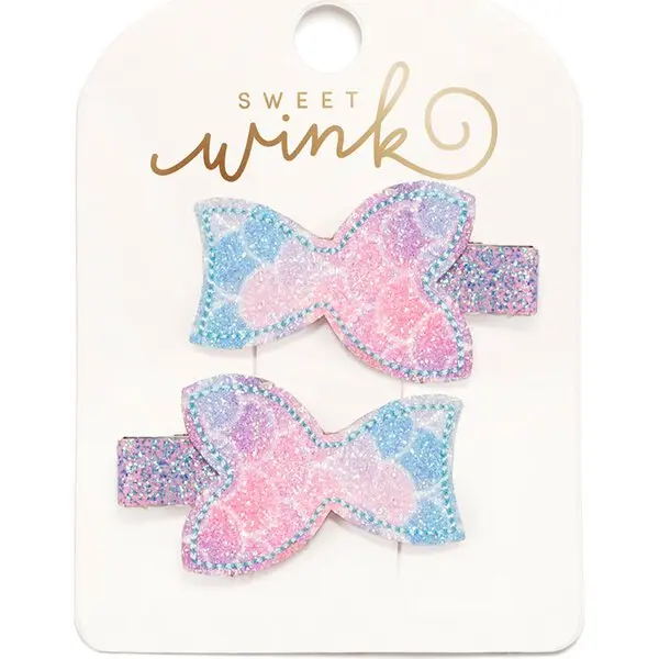 SWEET WINK Mermaid Tail Clip Set - Multicolor