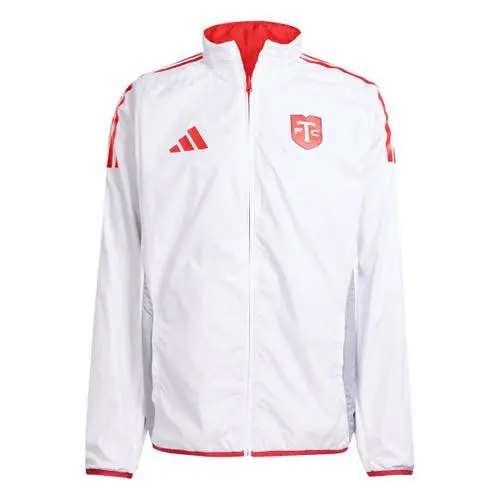 Adidas Toronto Fc 2025 Anthem Reversible Full-zip Jacket - Red