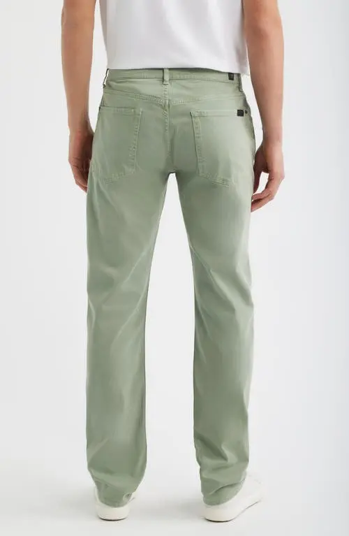 7 For All Mankind Comfort Sateen Straight-leg Jeans - Leaf