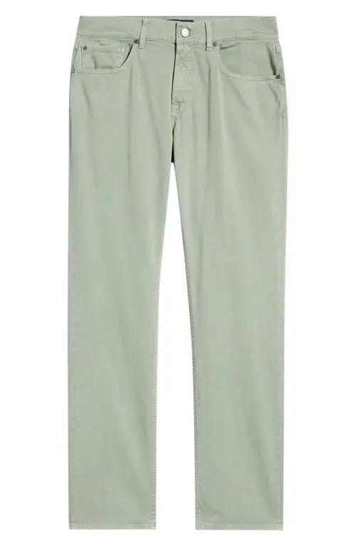 7 For All Mankind Comfort Sateen Straight-leg Jeans - Leaf
