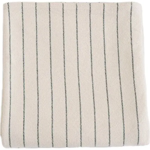 EVANGELINE Baby Blanket Pinstripes - Midnight Pinstripe