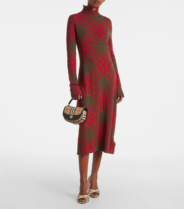 Burberry Highlands Mini Jacquard Shoulder Bag - Multicoloured
