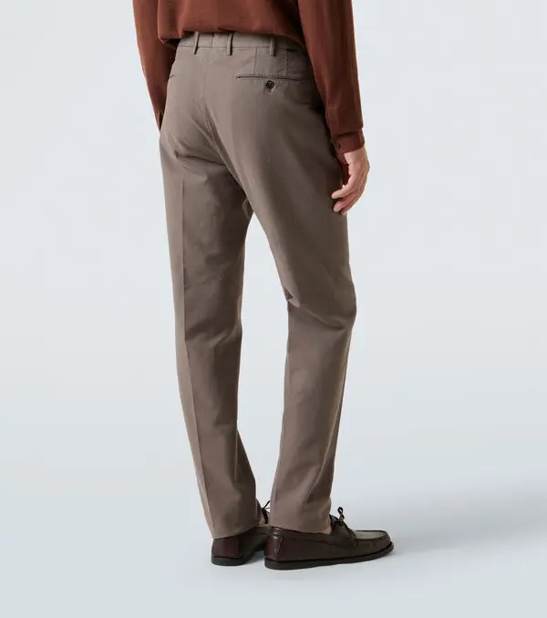 SLOWEAR Cotton Chinos Blu Scuro - Grey