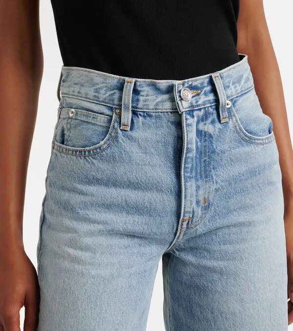 SLVRLAKE Grace Mid-rise Wide-leg Jeans