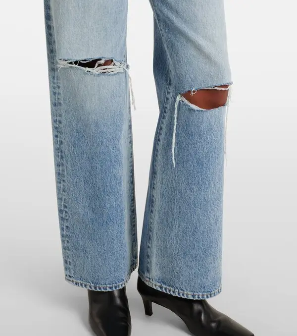 SLVRLAKE Grace Mid-rise Wide-leg Jeans
