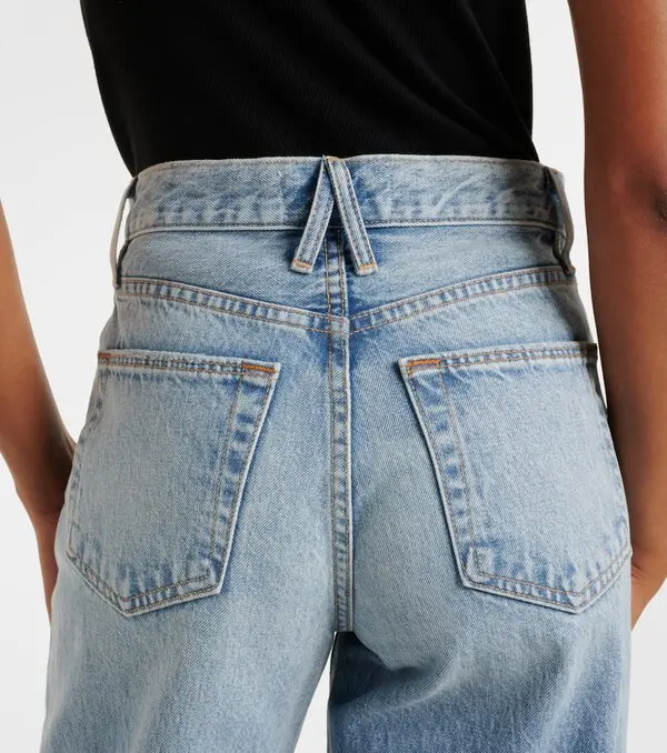 SLVRLAKE Grace Mid-rise Wide-leg Jeans