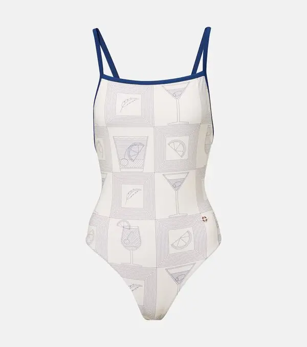 Loro Piana Aperitivo Printed Swimsuit - Beige