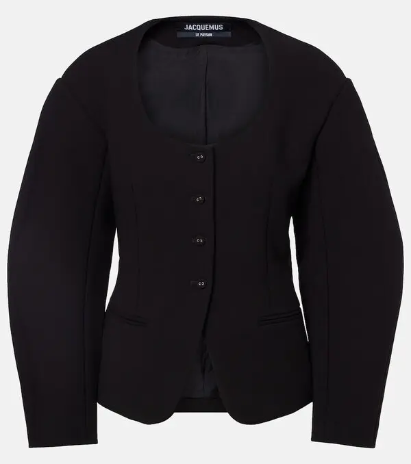 Jacquemus Oval Jacket - Black